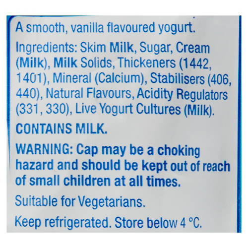Vanilla Yogurt Squishy Pouch 150g
